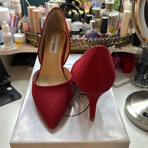 Steve Madden | Shoes | Steve Madden Sheila Red | Poshmark